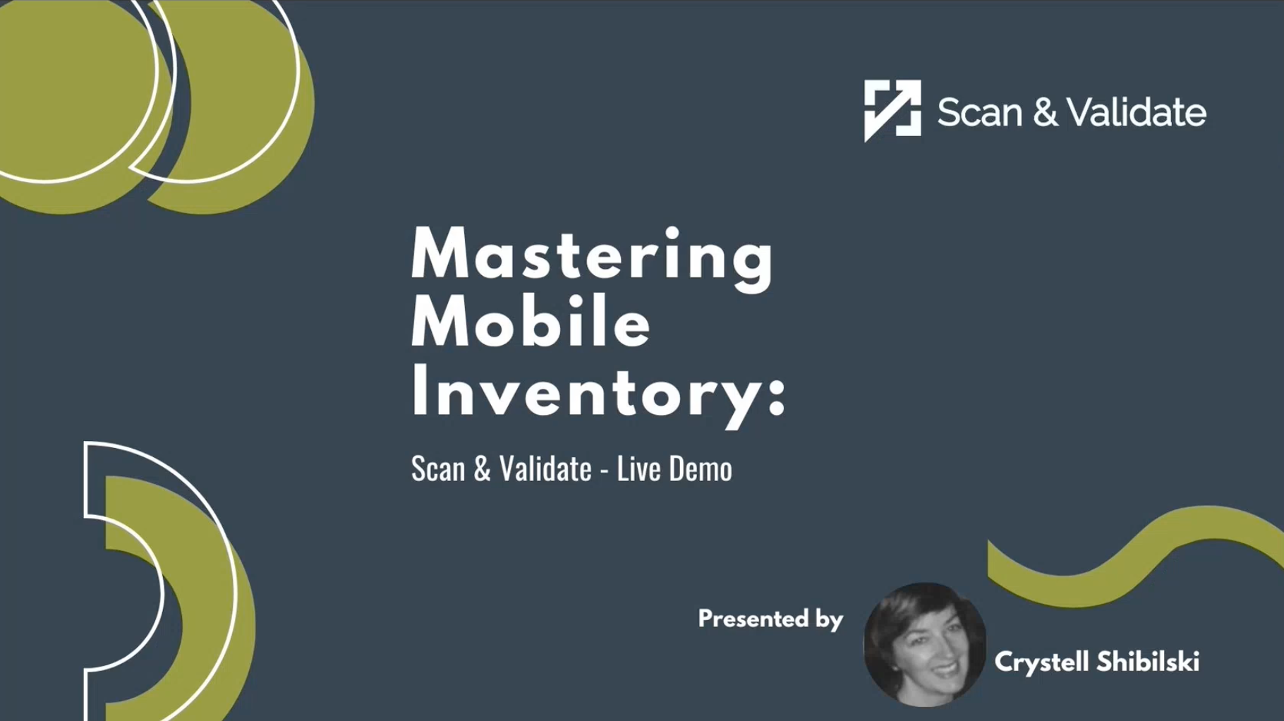 Masterning Mobile Inventory - Scan and Validate